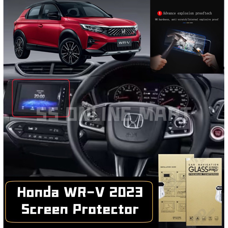 Honda WRV Honda WR-V 2023-present Head Unit Navigation Screen Protector ...