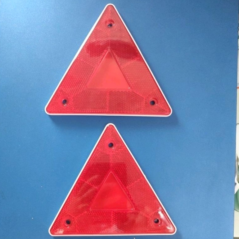 1set=2PC Triangle Warning Red Reflector/Commercial Lorry Red Reflector ...