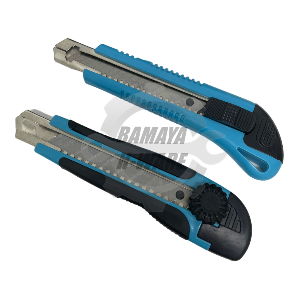 PVC & Rubber Handle Paper Cutter .Auto Lock and Twist Lock Utility ...
