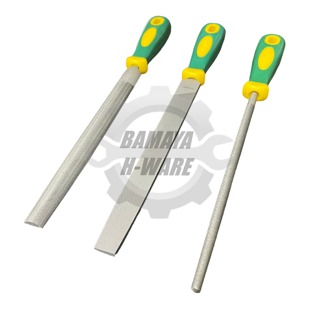 FEIBAO Good Quality 8'' File Round Steel File. 8'' Flat File. 8'' Half ...