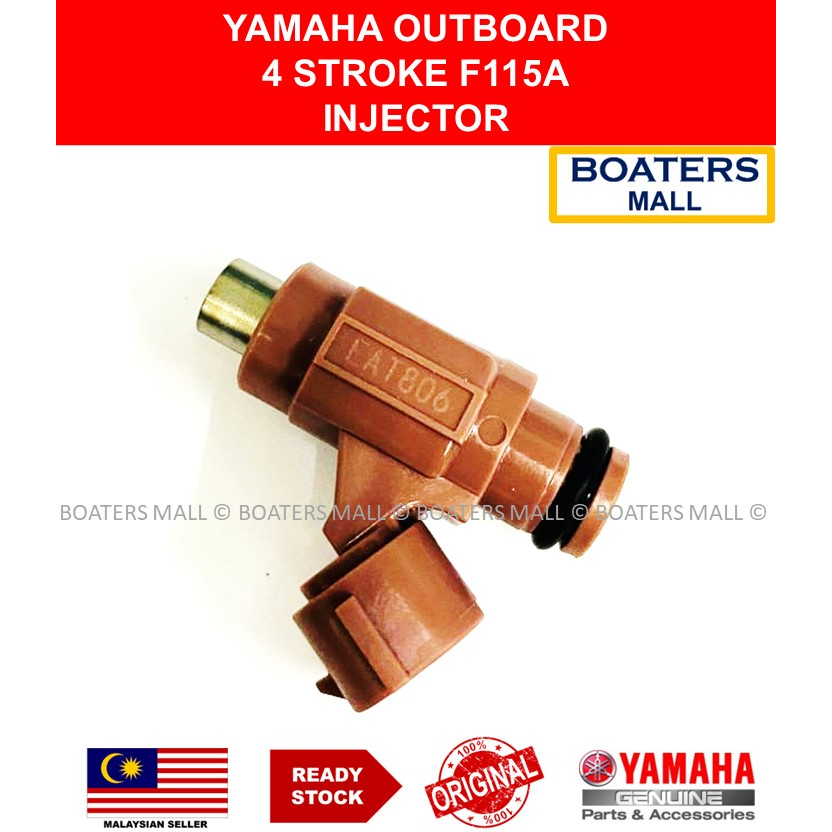 YAMAHA OUTBOARD 68V-13761-10 INJECTOR 4 STROKE F115A 100% ORIGINAL - BOATERS MALL | Shopee Malaysia