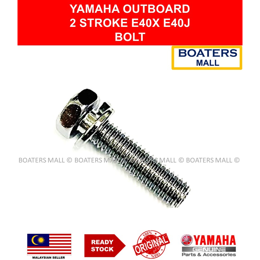 YAMAHA OUTBOARD 6F5-15768-00 BOLT 2 STROKE E40X E40J 100% ORIGINAL ...