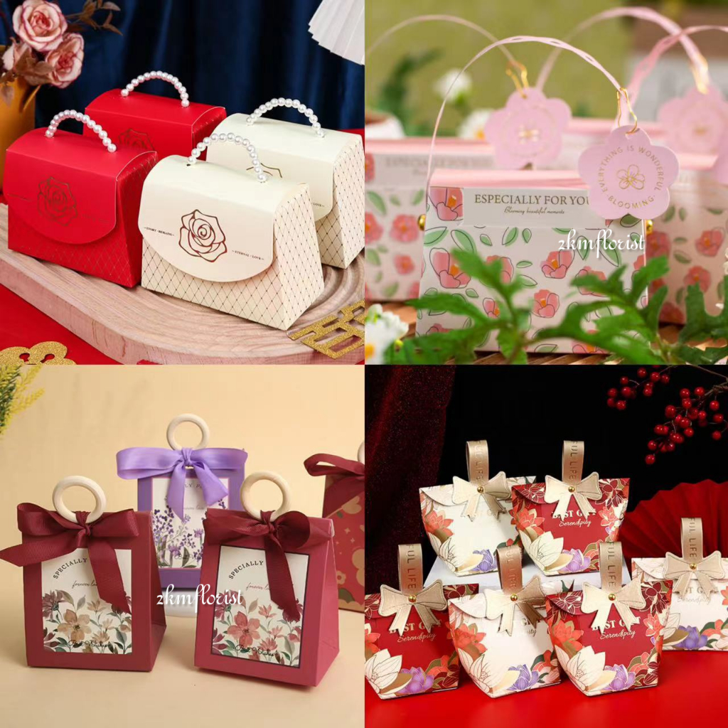 (5PCS) CANDY BOX Wedding Party Birthday Goodies Gift Souvenir Doorgift ...