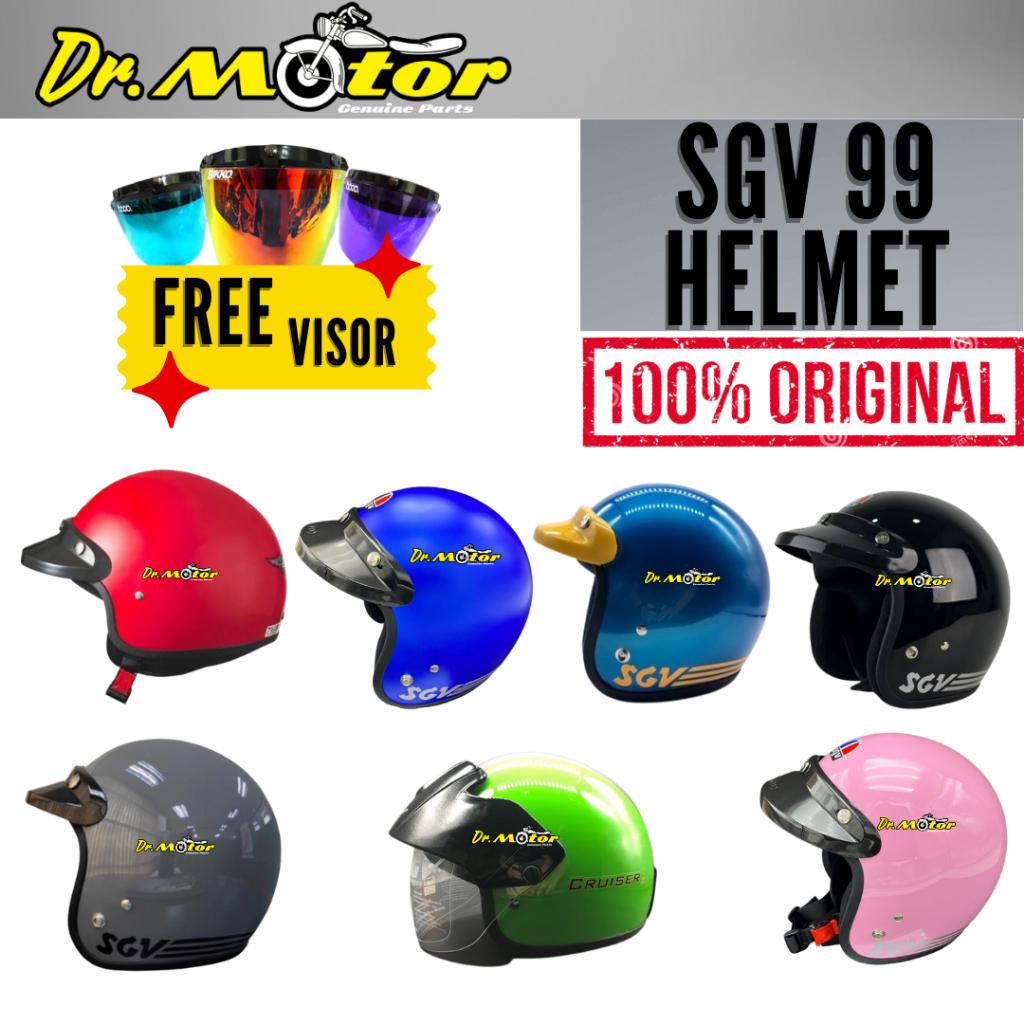 SGV99 SGV 99 Wing Special Edition Matt Trendy Helmet Topi Keledar ...