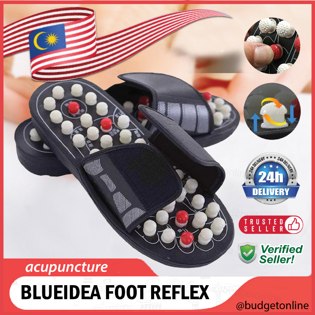 UNISEX Acupressure Reflexology Foot Healthy Massage Slippers ...