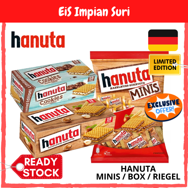 (Ready Stock!!) Hanuta Hazelnuts-Schnitte Minis 200g / T10 220g ...