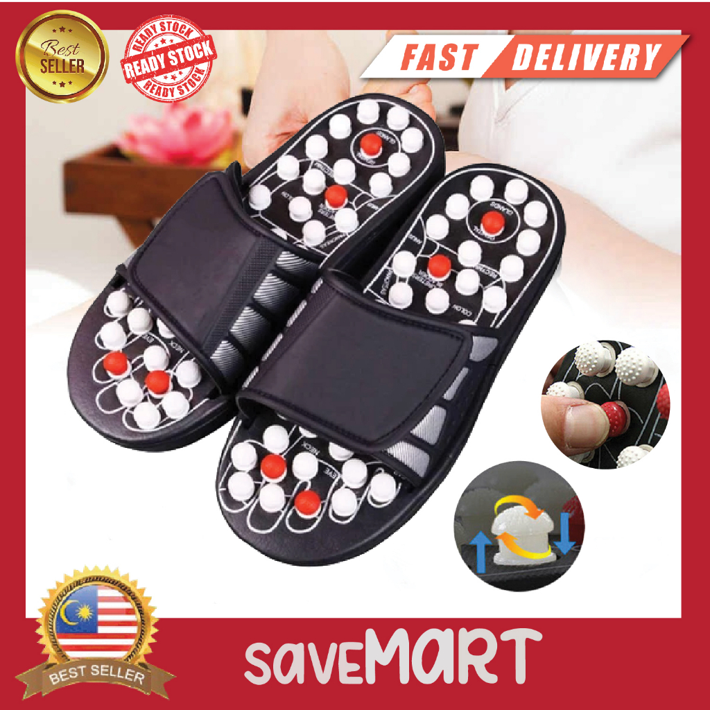 UNISEX Acupressure Reflexology Foot Healthy Massage Slippers ...