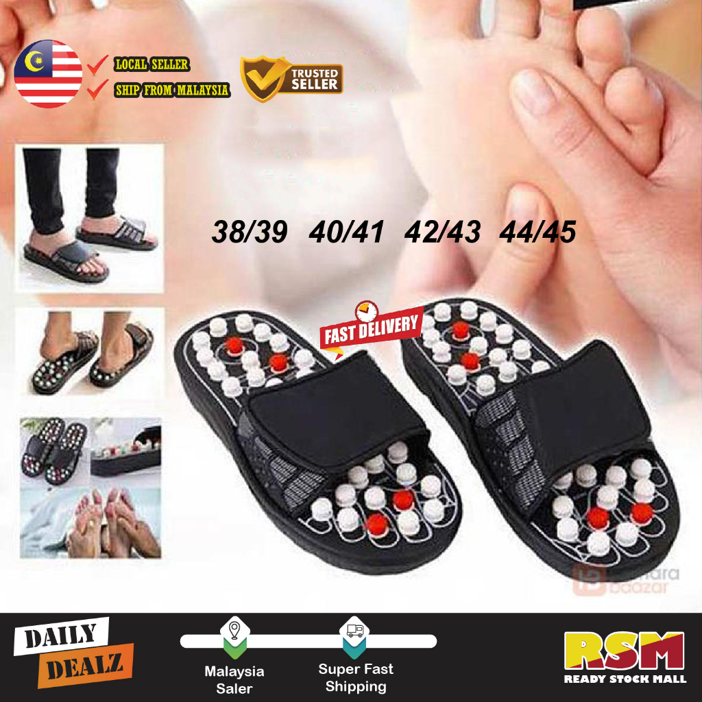 UNISEX Acupressure Reflexology Foot Healthy Massage Slippers ...