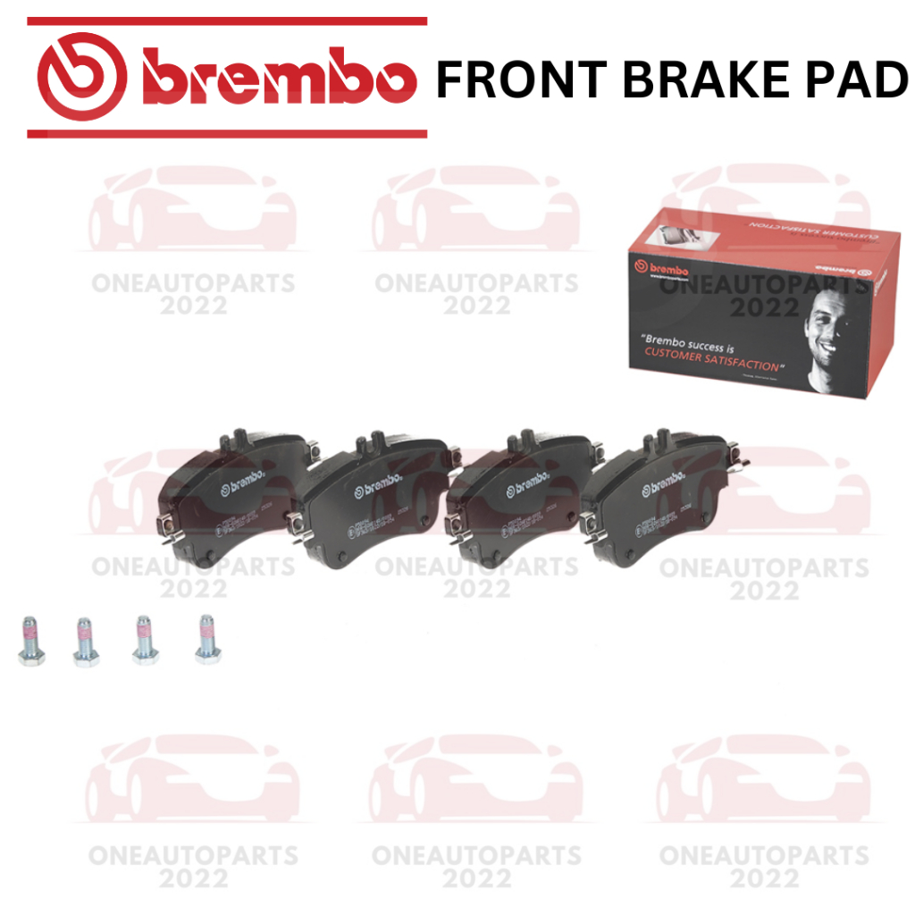 GENUINE BREMBO FRONT BRAKE PAD MERCEDES BENZ W176 A180 CLA180 W245 B200 ...
