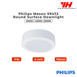 Philips MESON LED Surface Downlight [6" 17W-59472] [8" 24W-59474 ...