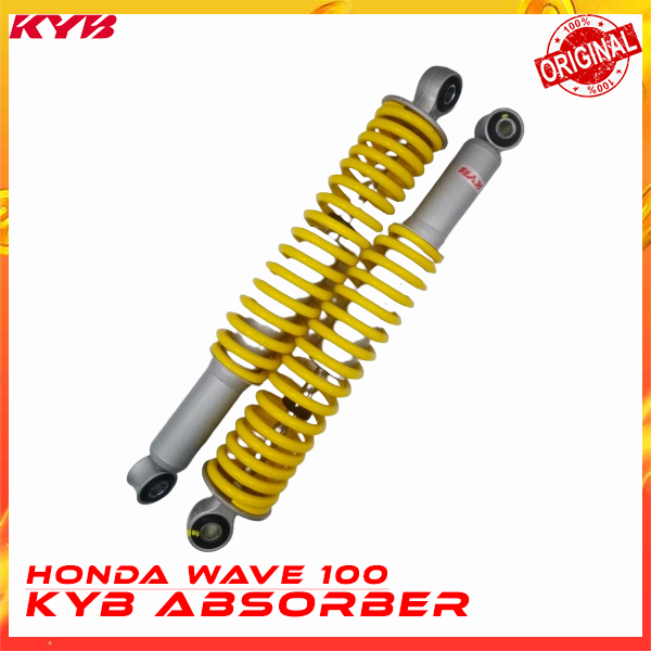 HONDA WAVE 100 ABSORBER KYB 100% ORIGINAL MONOSHOCK MONO MS3020R ...
