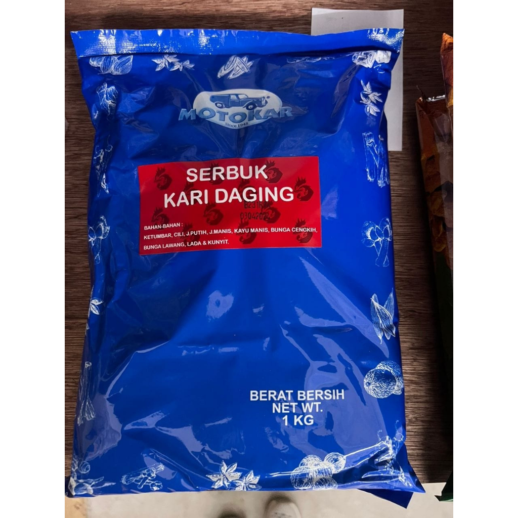 MOTOKAR SERBUK KARI DAGING 1KG | Shopee Malaysia