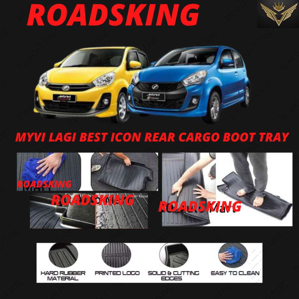 PERODUA MYVI 2011 ~ 2016 LAGI BEST ICON REAR CARGO BOOT TRAY CAR ...