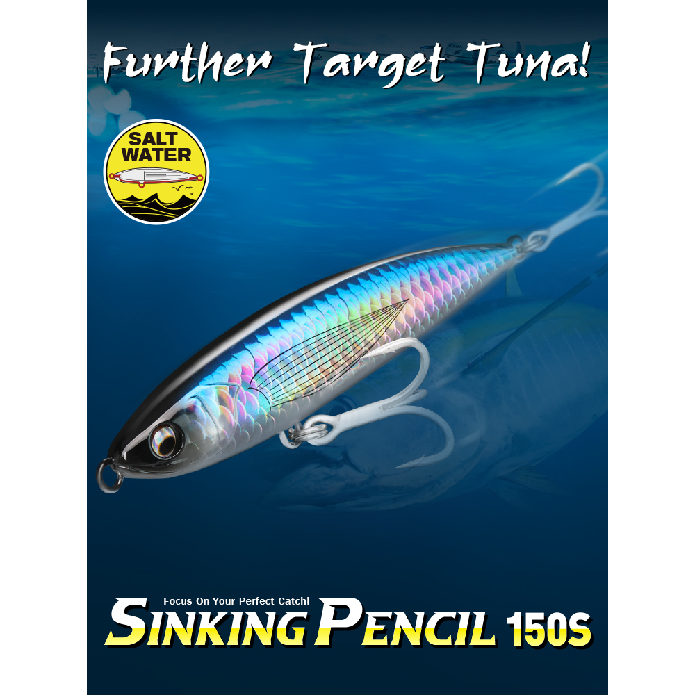 Tsurinoya Malaysia DW137 Astra SINKING Pencil Lures 150mm/75G | Shopee Malaysia