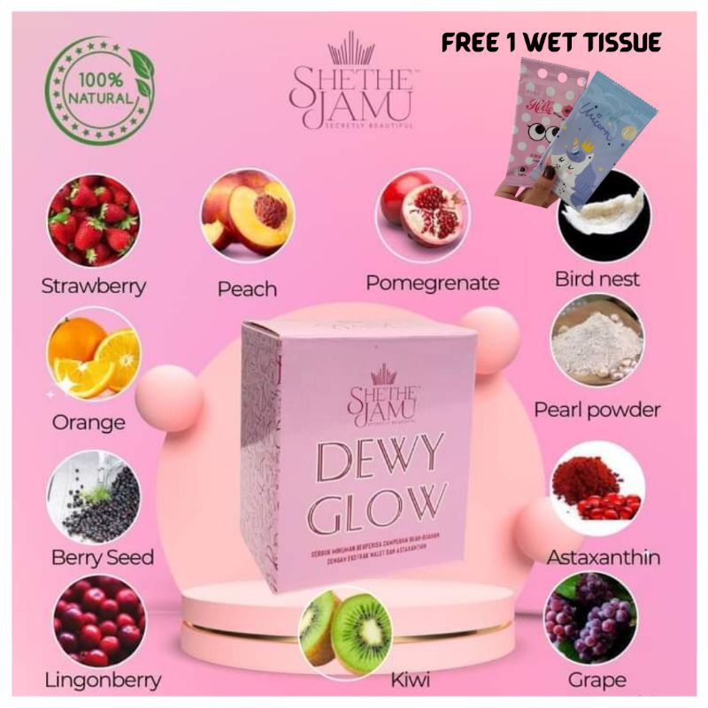 DEWY GLOW She The Jamu + free gift 🎁 | Shopee Malaysia