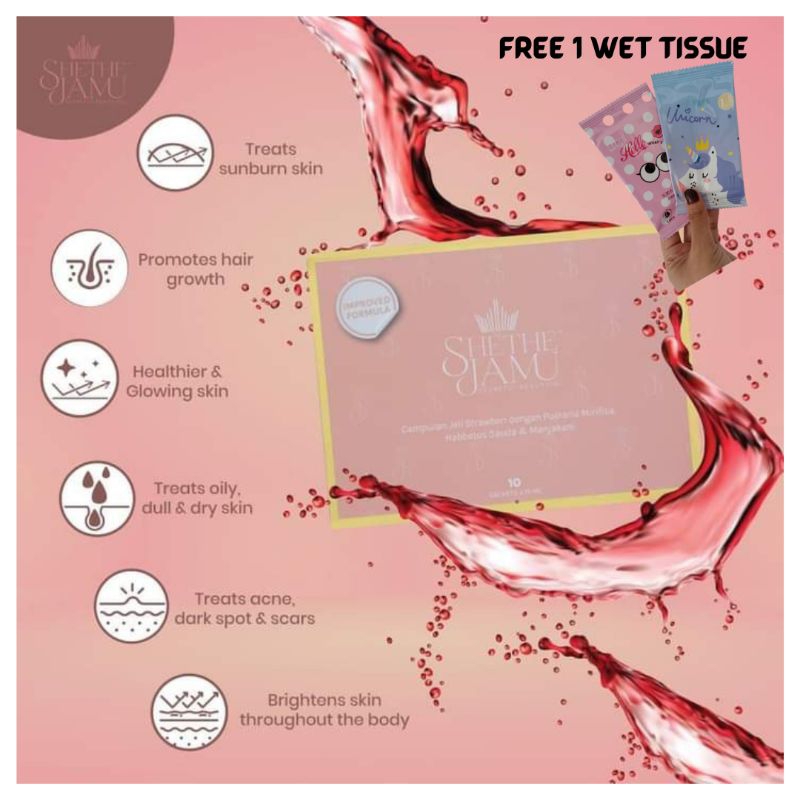 JAMU JELLY 5 SACHET 1BOX she the jamu | Shopee Malaysia