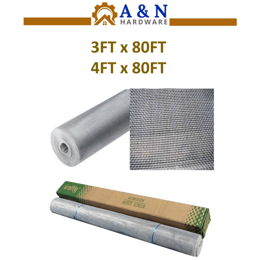 Aluminium Netting Insect Screen Mosquito Net Mosquito Mesh 3FT / 4FT ...