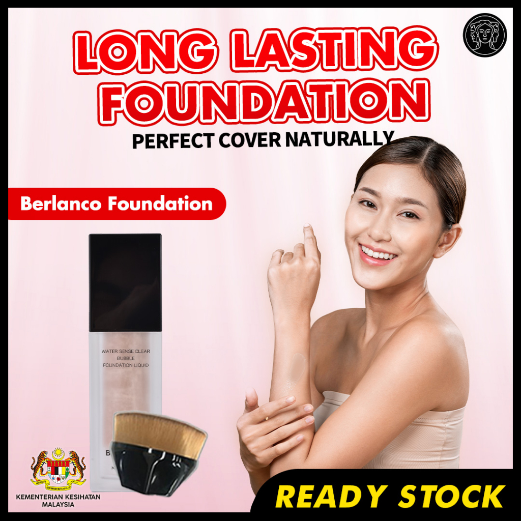 BERLANCO | Water Sense Clear Bubble Foundation Liquid Moisturizing Brightening Dry Anti Aging 柏 ...