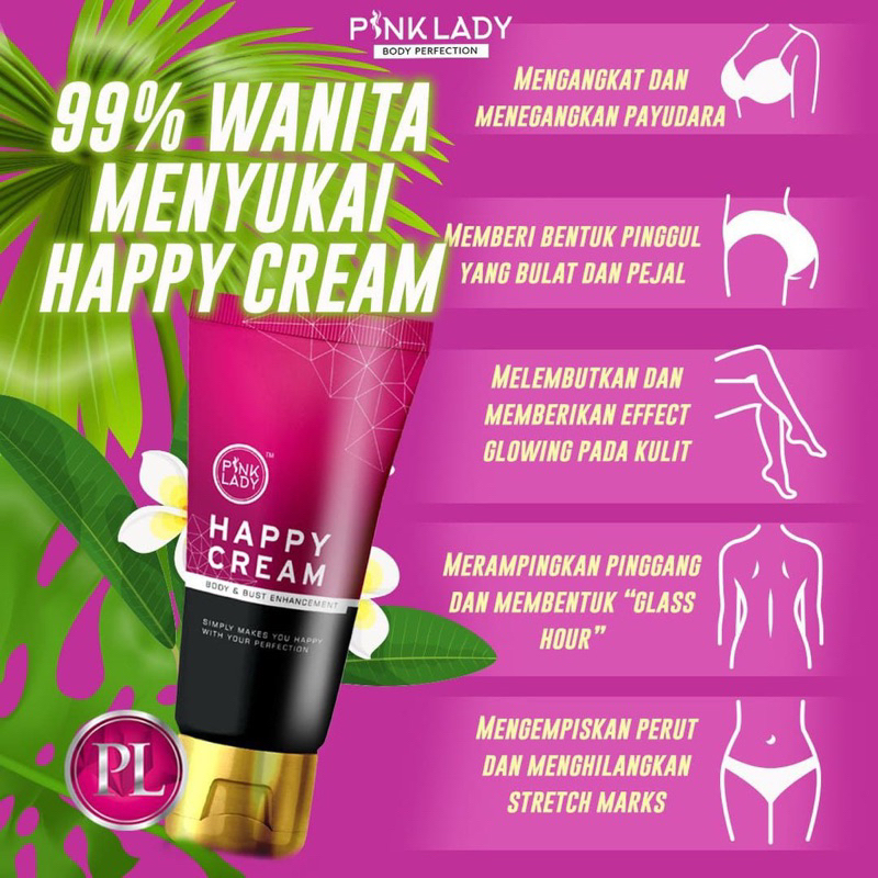 Happy Cream (Membesarkan payudara) | Shopee Malaysia
