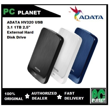 ADATA HV320 USB 3.1 1TB 2.5" External Hard Disk Drive | Shopee Malaysia