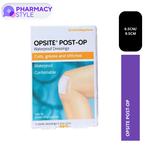 SMITH & NEPHEW OPSITE POST-OP CLEAR ADHESIVE WATERPROOF DRESSINGS ...