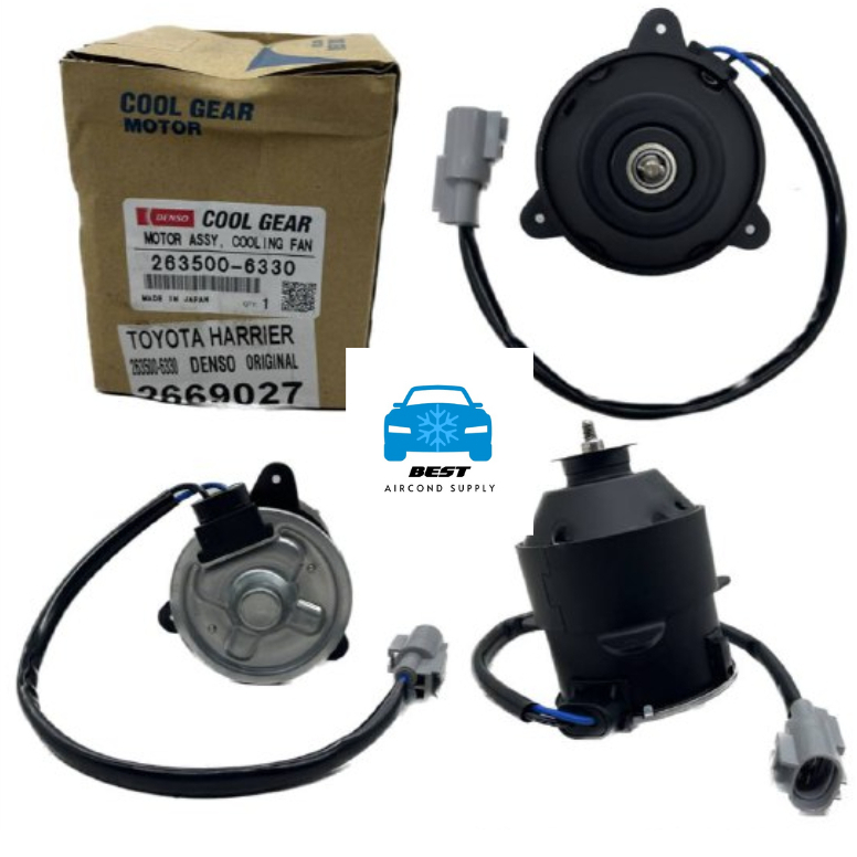 Radiator Fan Motor Toyota Harrier 6330 Denso Coolgear Original | Shopee ...