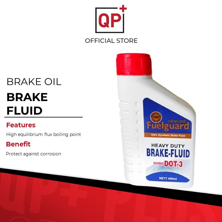 FUELGUARD BRAKE FLUID BRAKE OIL DOT 3 800G l MINYAK BREK l 刹车油 | Shopee ...