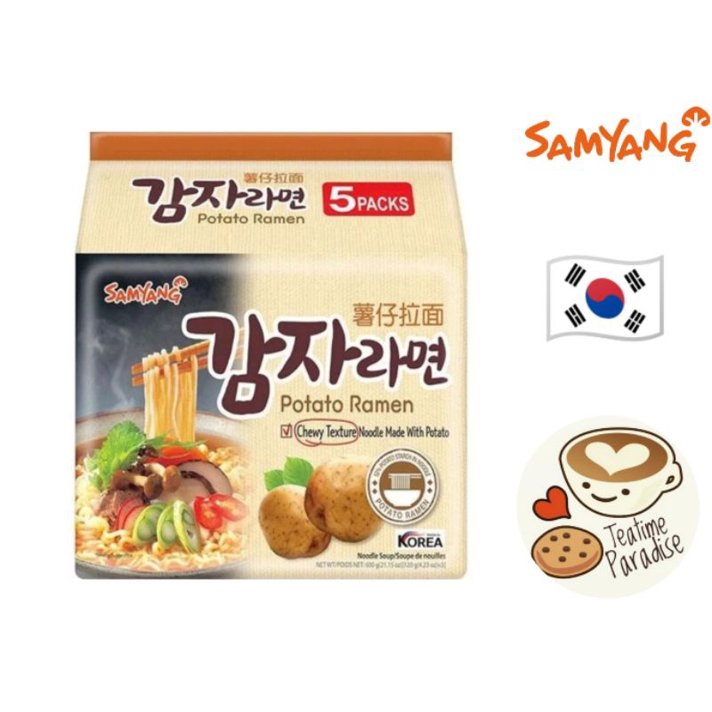 Samyang Potato Ramen 5 pack x 120g | Shopee Malaysia