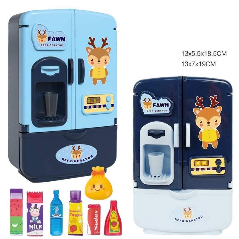 Mainan Peti Sejuk Mini Kanak-Kanak Refridgerator Fridge Kids Smart Toy ...
