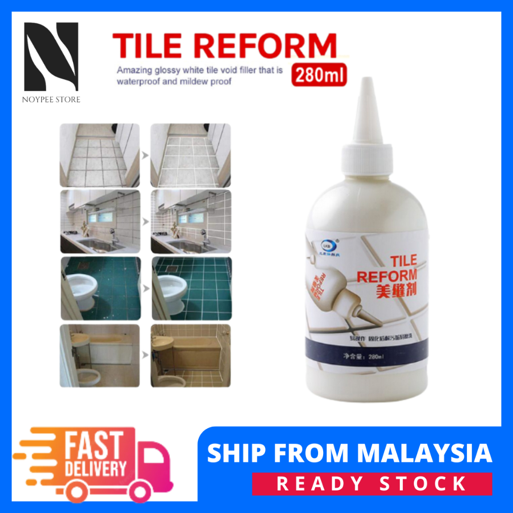 280ml Original Tile Reform Repair Lantai Grouting Fix Waterproof Tiling Repair Kit Repair ...