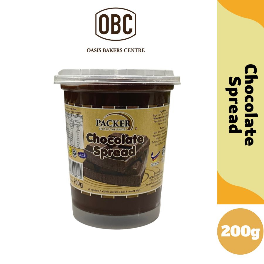 PACKER Chocolate Spread 200g 巧克力酱 面包抹酱 200g | Shopee Malaysia