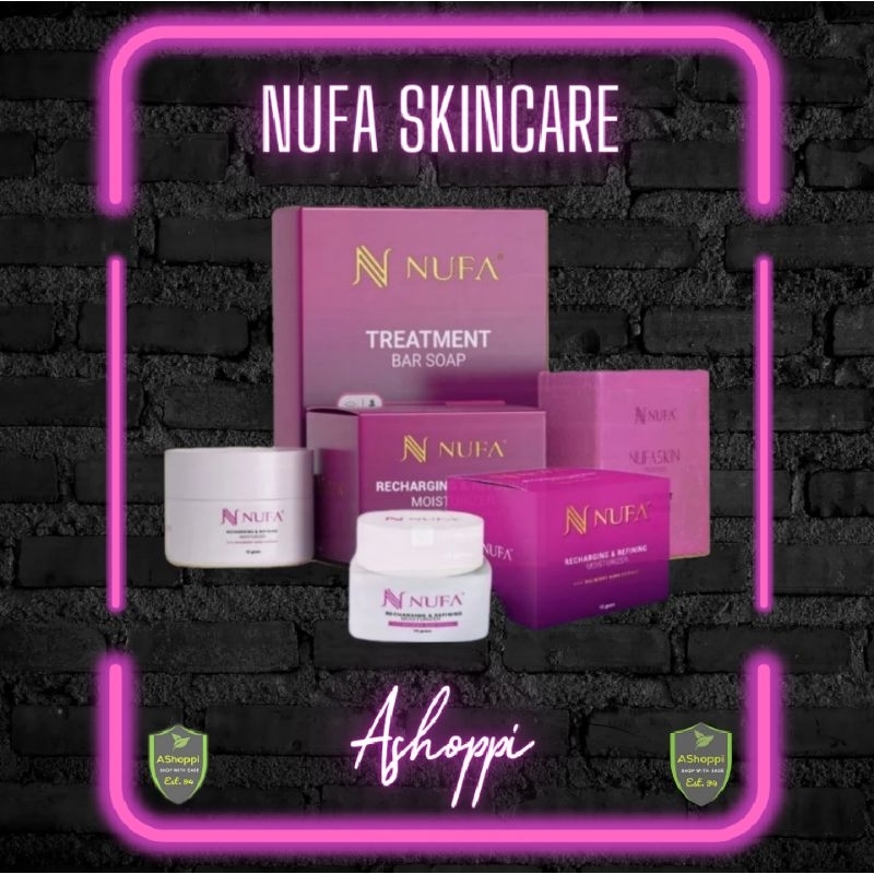 💯 ORIGINAL HQ 💯 NUFA TREATMENT MOISTURIZER NUFA SOAP NUFA SUNSCREEN ...