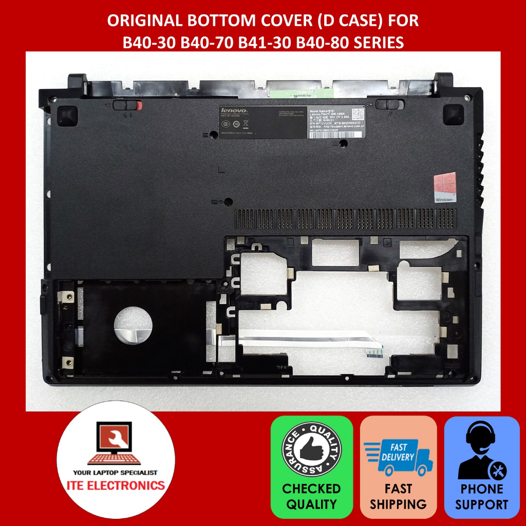 ORIGINAL LENOVO B40-30 B40-70 B41-30 B40-80 SERIES D CASE BOTTOM COVER ...