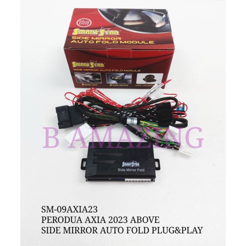 PERODUA AXIA 2023-2025 AV/SE SPEC SIDE MIRROR AUTO FOLD SYSTEM (PLUG ...