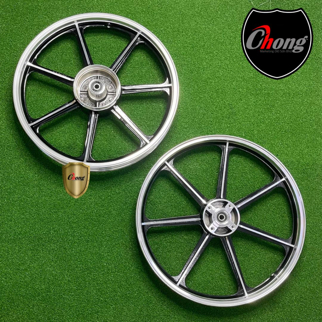HONDA WAVE 125 SPORT RIM BLACK (GTO) 7 BATANG HITAM SIAP BEARING ...