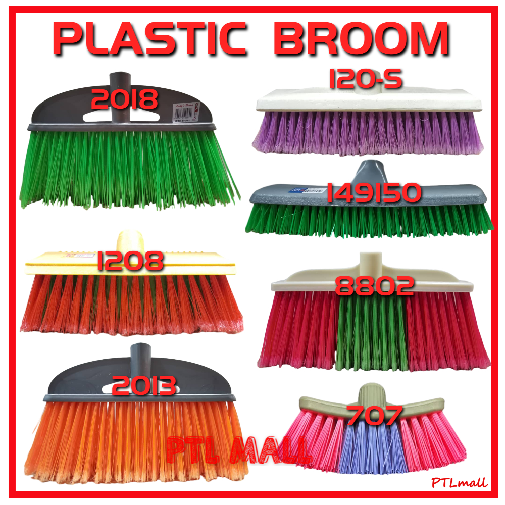 Hard Broom 2018 plastic broom head penyapu Bus plastik bulu keras ...