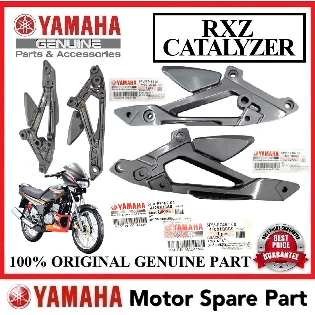 (DIJAMIN 100% ORIGINAL) YAMAHA RXZ FOOTREST BRACKET // 5PV-F7452-00 5PV ...