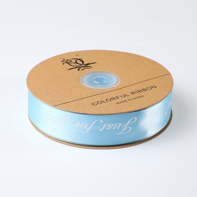 PANDAPAK 25mm Gift Ribbon Just For You Ribbon Satin Ribbon Bouquet ...