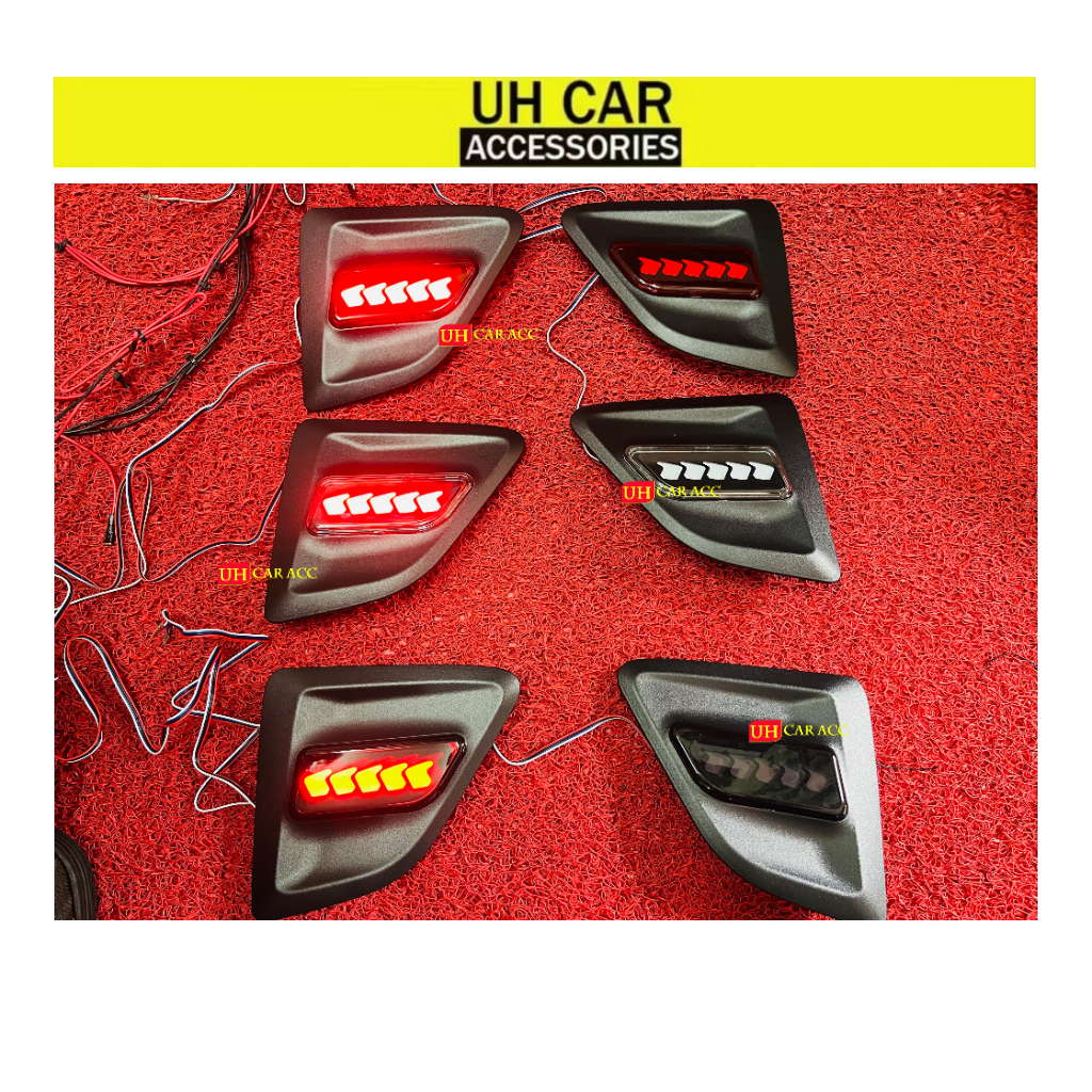 PERODUA AXIA 2019 2020 2021 2022 REAR BUMPER LED REFLECTOR LIGHT LAMP ...