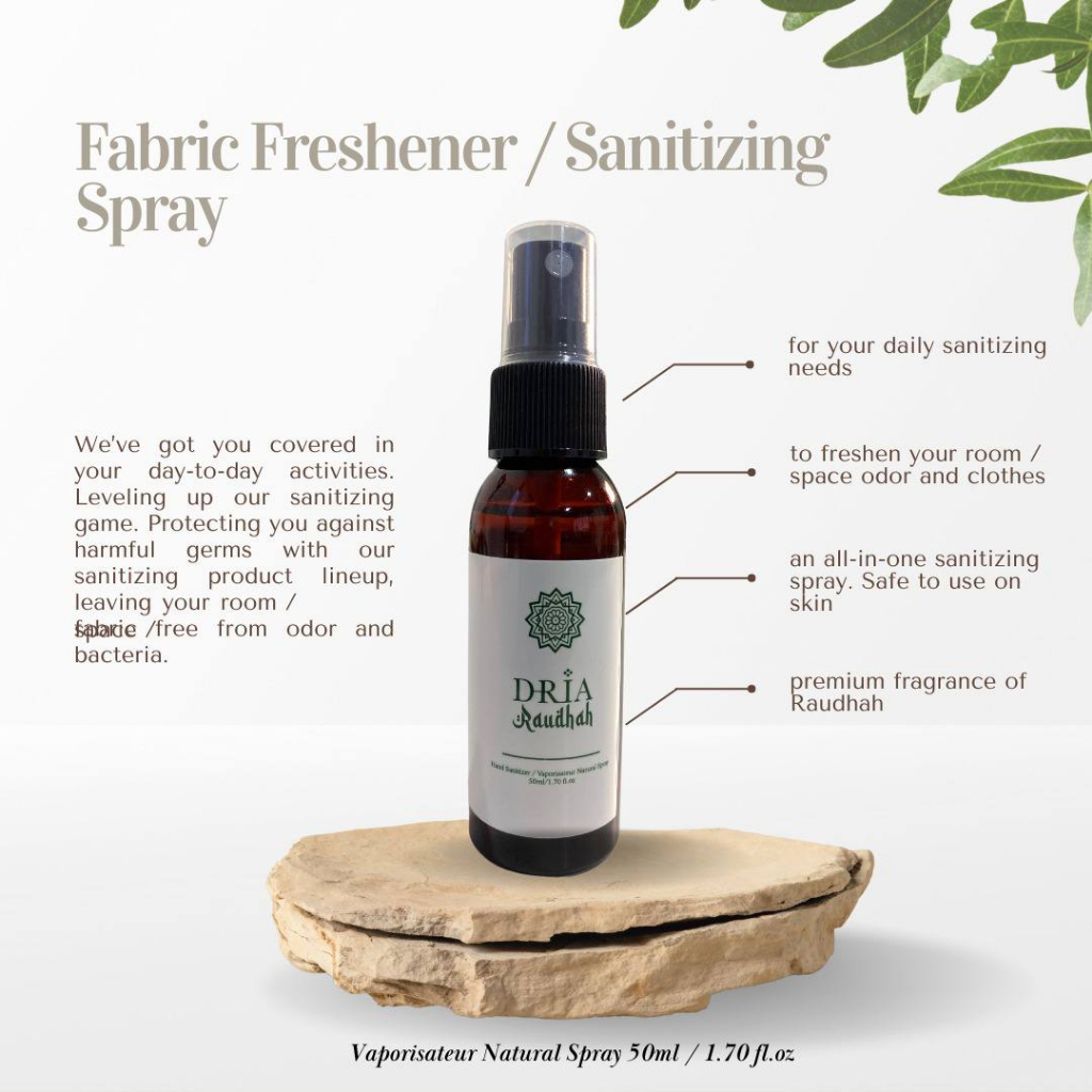 Fabric Spray Wangian Raudhah Madinah Pewangi Sejadah DRIA | Shopee Malaysia