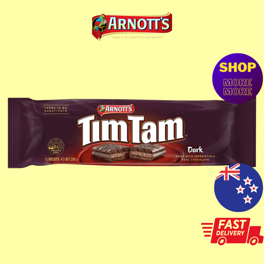 [CASHBACK🎁] 🇦🇺 TIM TAM Classic Dark (BBF MAY 2026) Australia Chocolate ...