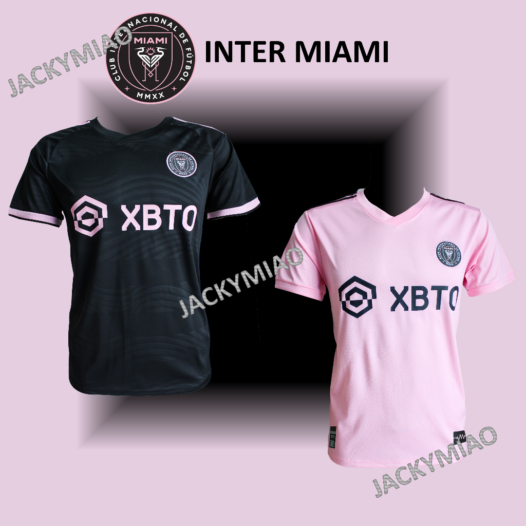 INTER MIAMI - MEN WOMEN UNISEX FOOTBALL CLUB JERSEY LOGO SULAM (BAJU ...