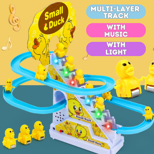 Duck Climbing Stairs Track Toy Children's Electronic Educational Toy ...