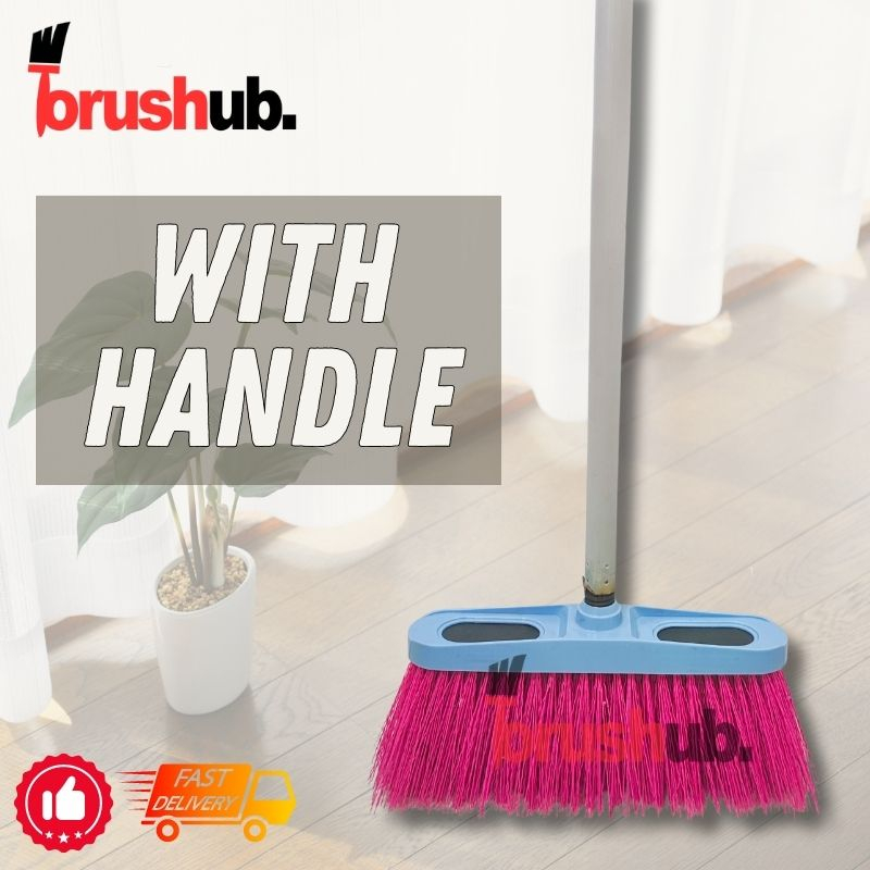 Hard Outdoor Compact Pacific Broom c/w Metal Handle | Shopee Malaysia