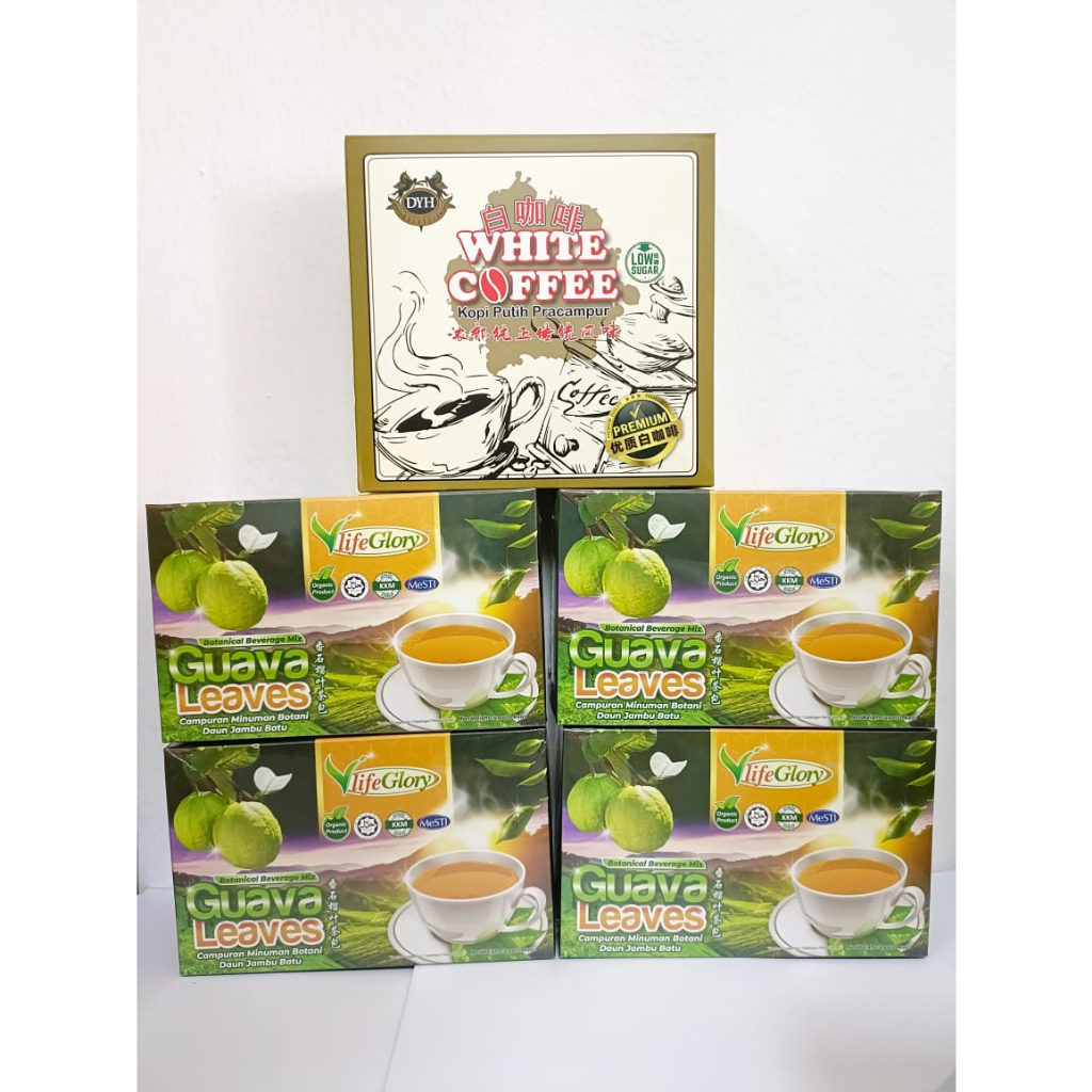 Vlife Glory Guava Leaves Tea (T30) Buy 4 boxes FOC 1 box less sugar OR ...