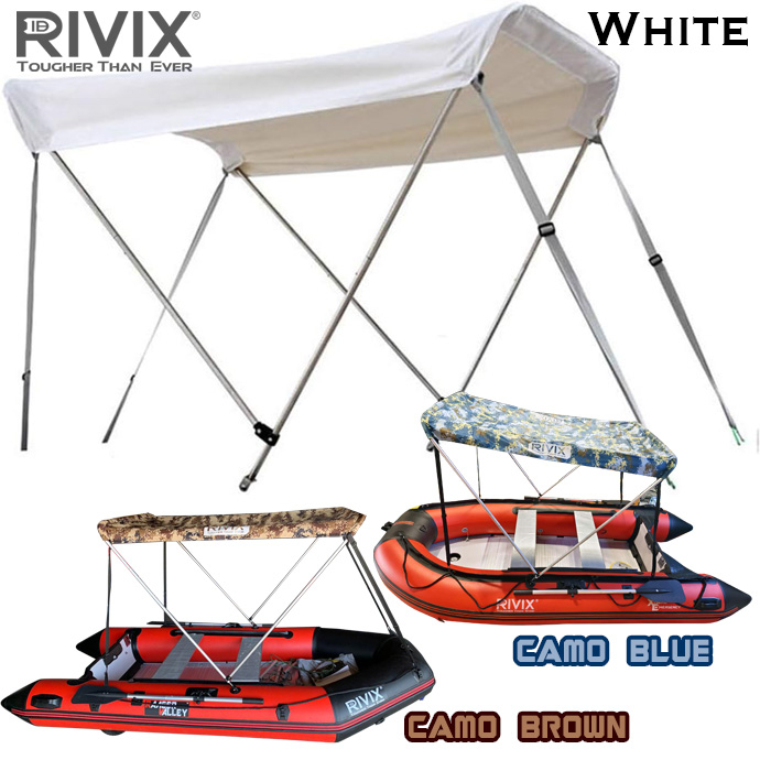 READY STOCK 🔥 Canopy Roof Top Cover Sun Shade inflatable Boat Dinghy ...