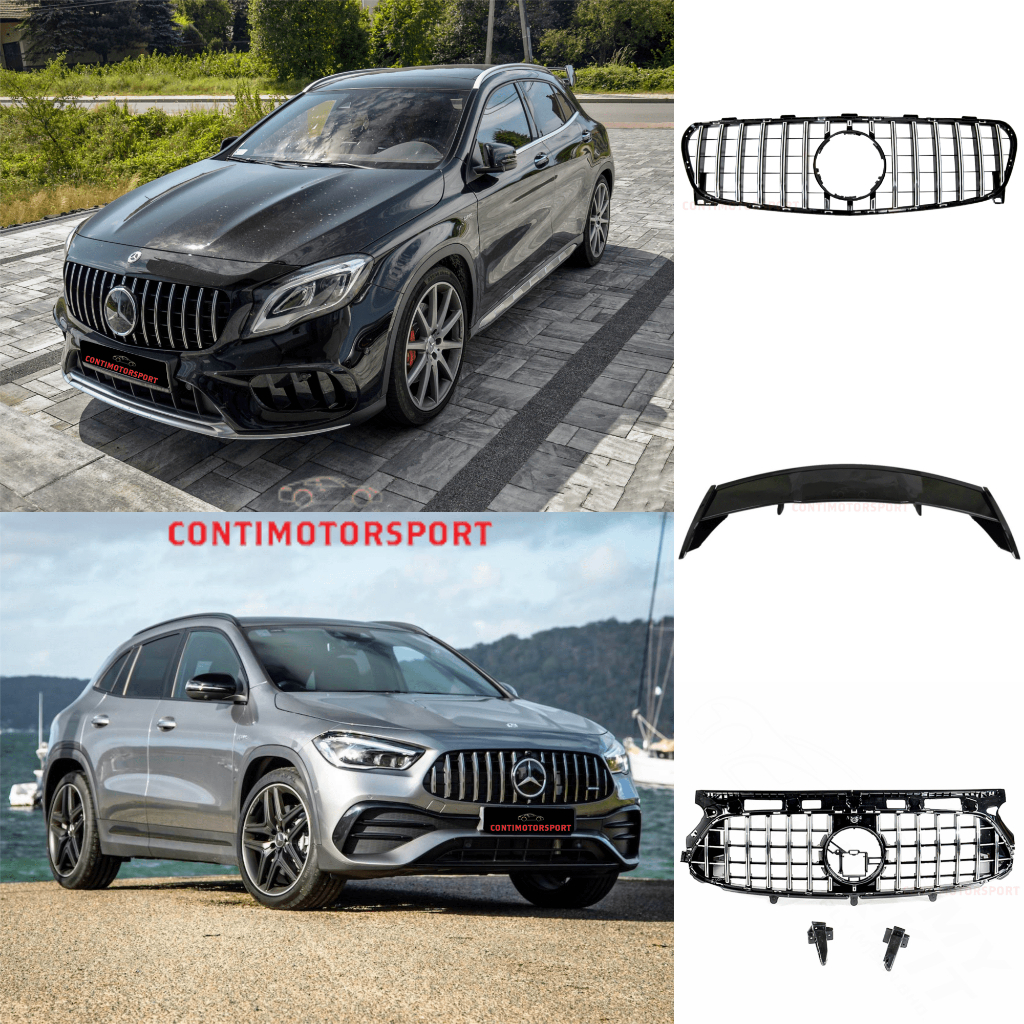 GLA X156 H247 GLA45 GRILLE GT GRILL CHROME BLACK AMG ROOF SPOILER BODY ...