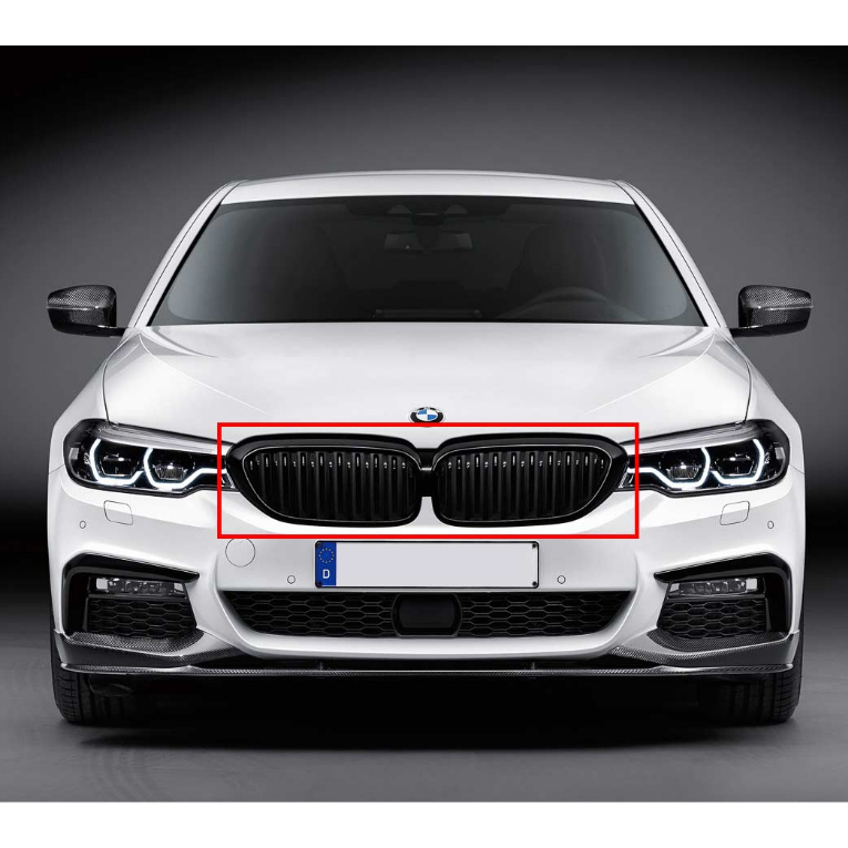 BMW 5 Series Front Bumper Grille M5 / Performance Style For G30 2020 ...