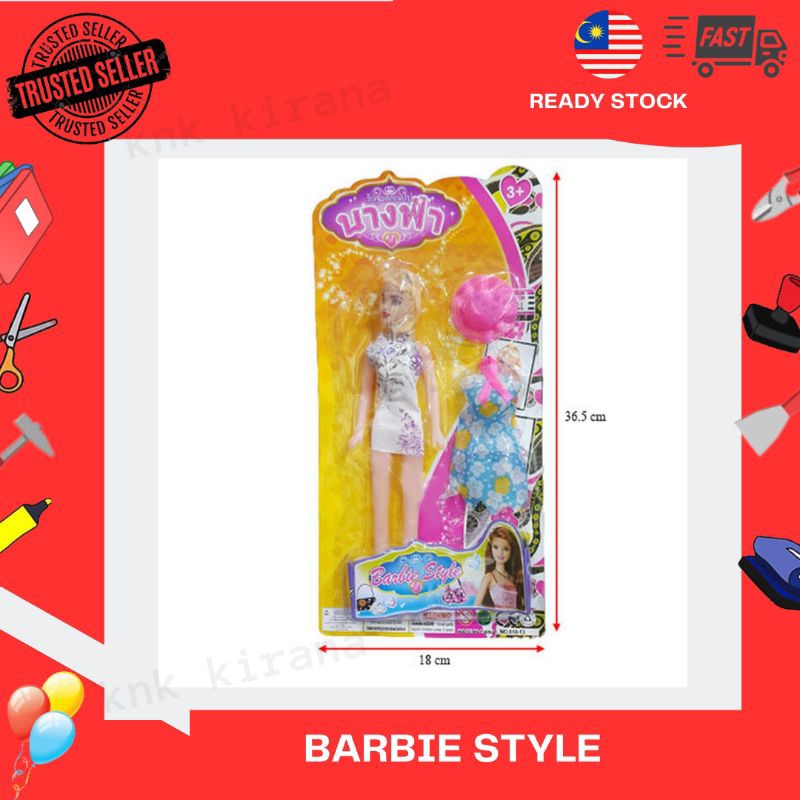 Toys Barbie Syle/ Mainan patung barbie | Shopee Malaysia