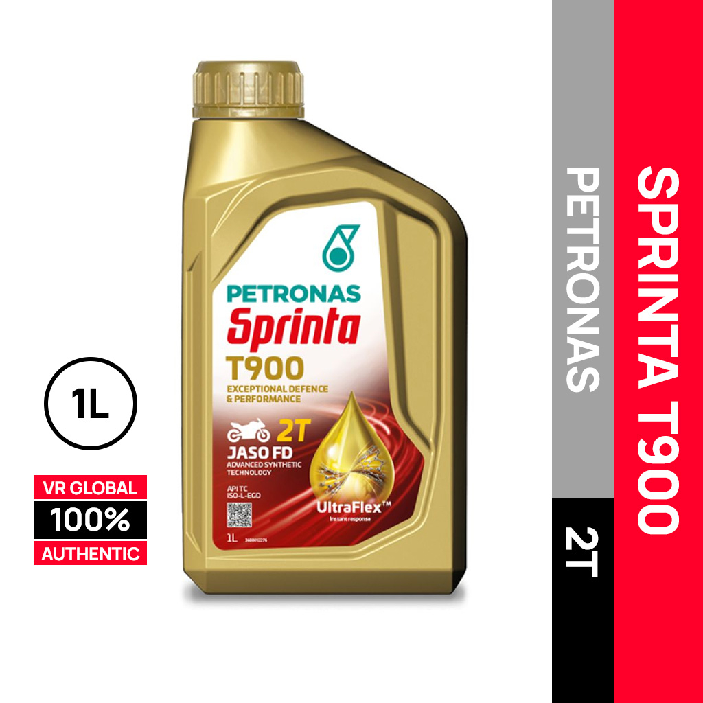 PETRONAS SPRINTA T900 2T FULLY SYNTHETIC ENGINE OIL ITALY 1L (2 STROKE ...